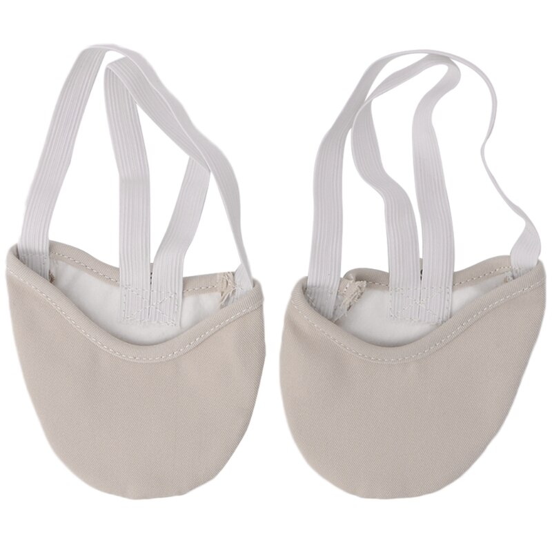 G92F Half Faux Leather Sole Ballet Pointe Dance Sh... – Vicedeal