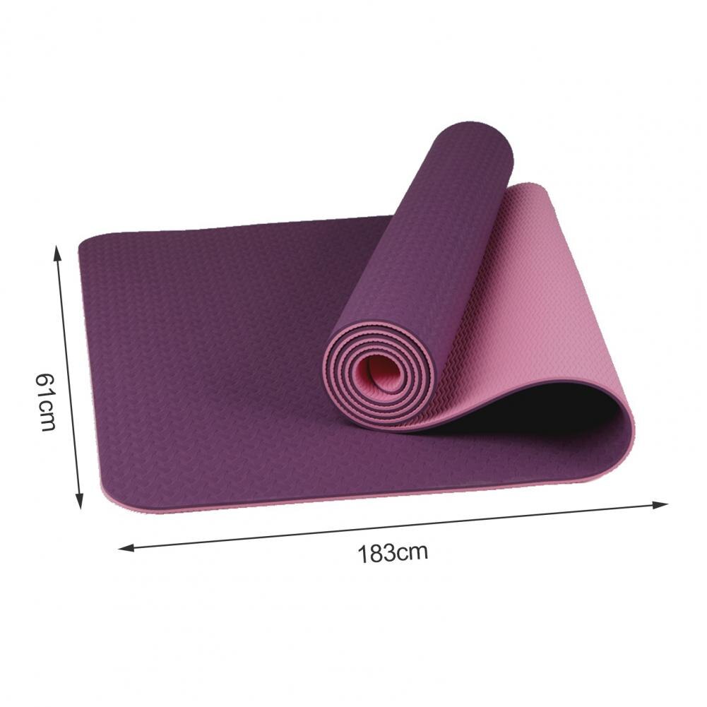 Yoga Mat Fitness Exercise TPE High Density Cushion... – Grandado