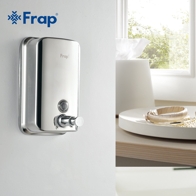 Frap Wall Mounted Shampoo Soap Dispenser stainless... – Grandado