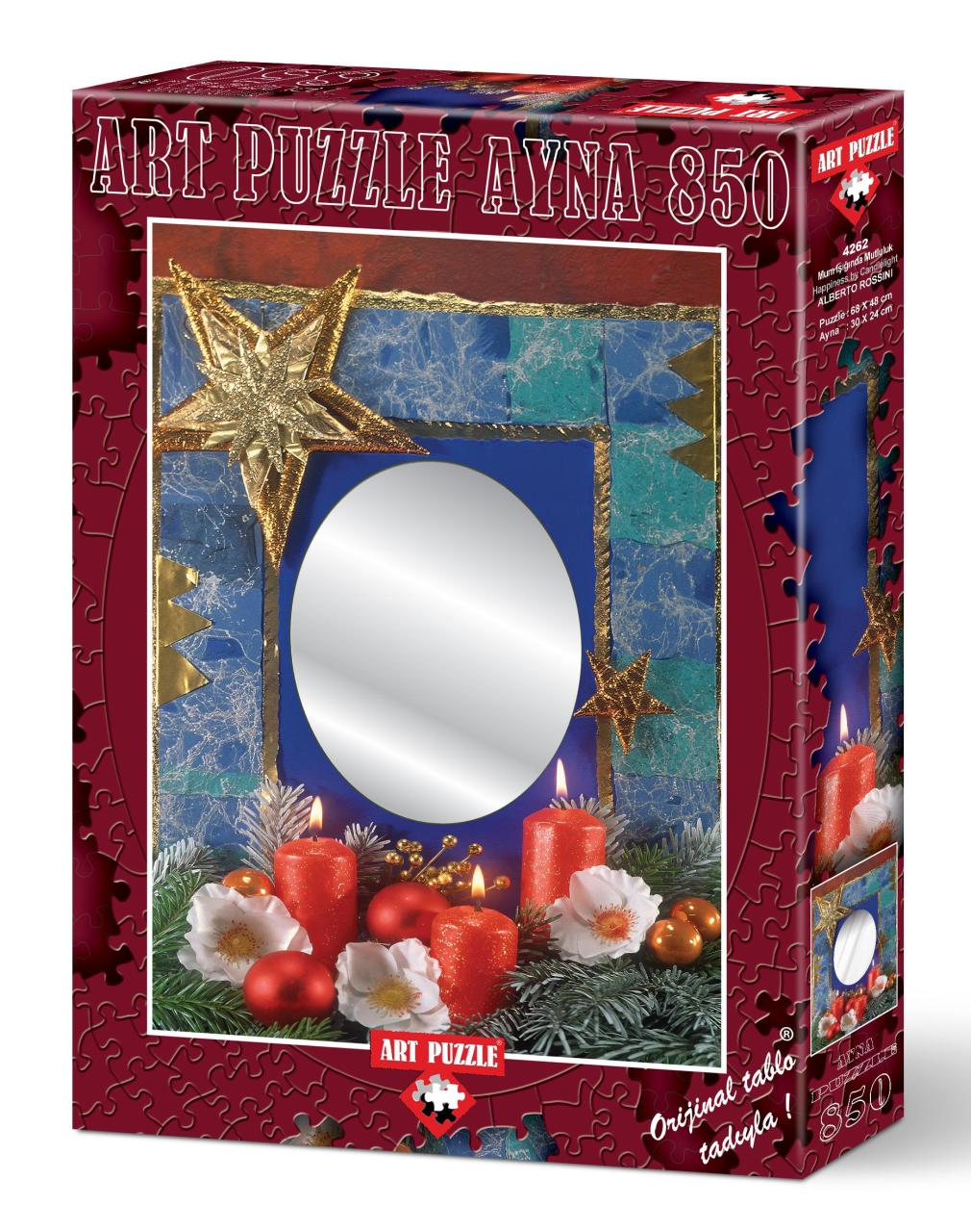Art Puzzle Candle Light for Happiness 850 Piece Pu... – Vicedeal