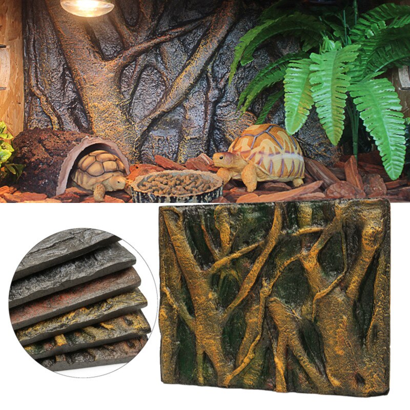 60x45x3cm 3D Foam Rock Reptile Aquarium Decoration... – Grandado