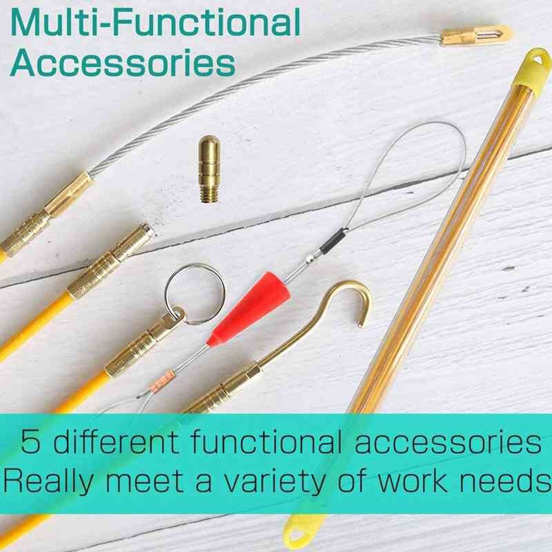 Fish Tape Cabling Rods 5.0M Fiberglass Cable Acces... – Grandado