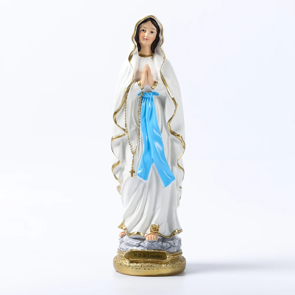 Virgin Mary Resin Statue Religion Jesus Religious ... – Grandado