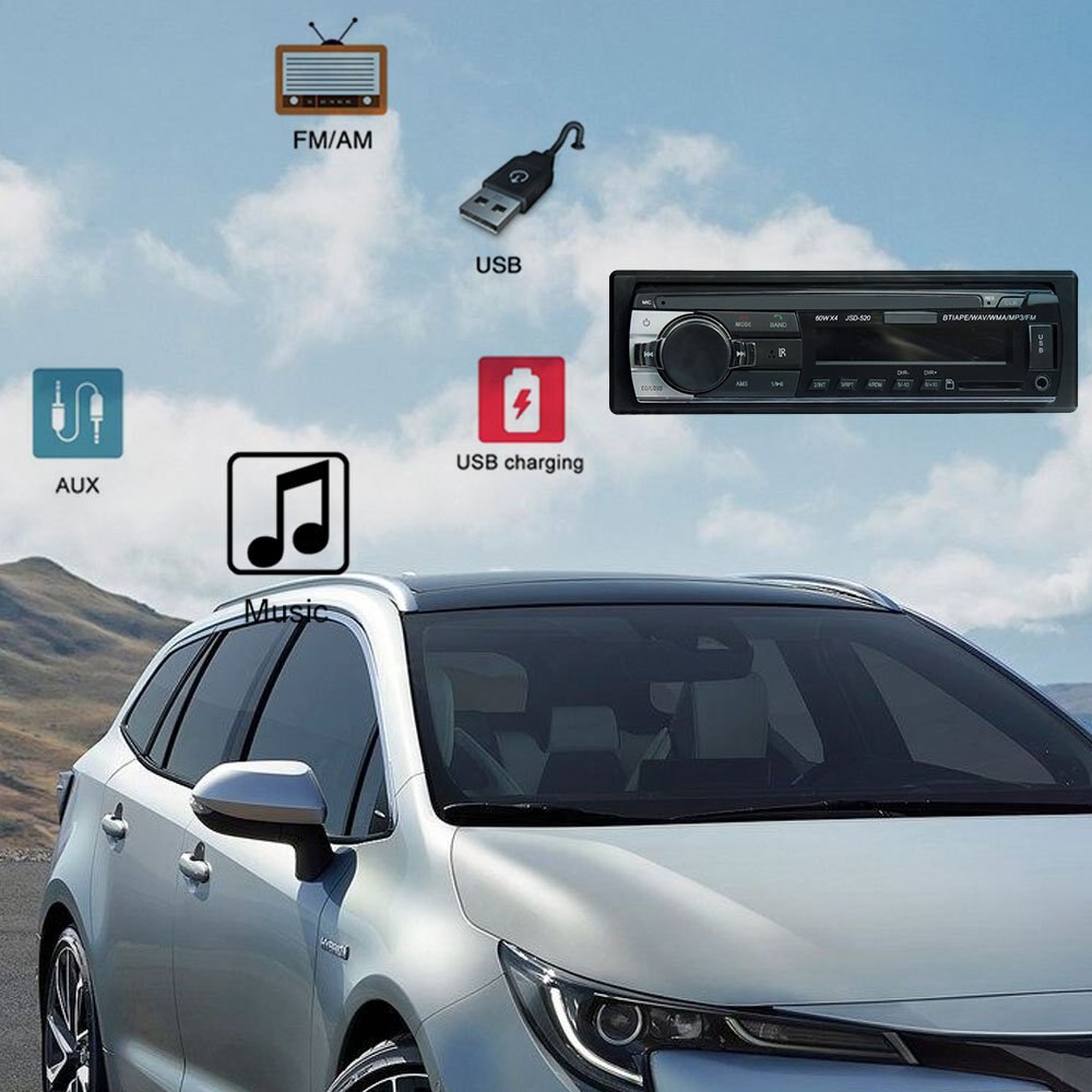 Car Wireless Mp3 Player JSD520 Stereo Radio Univer... – Vicedeal