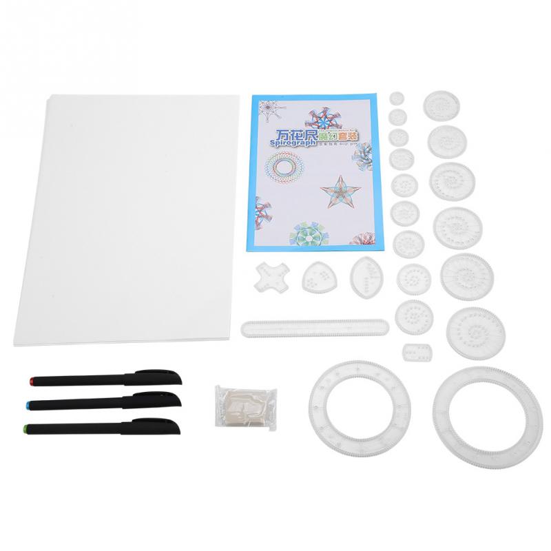 Children Drawing Multifunction Puzzle Geometry Rul... – Grandado