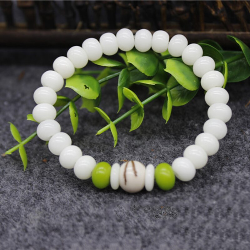 Simple White Natural Bodhi Seed Bracelets Bodhi Bu... – Grandado
