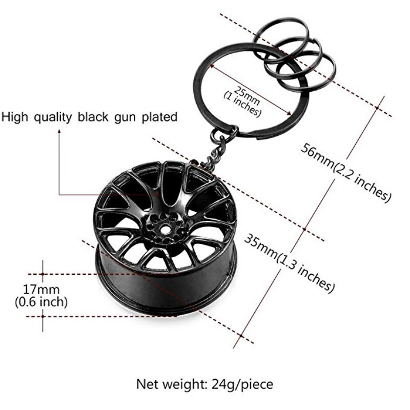 Auto Sleutelhanger Wiel Band Styling Mini Auto Sle... – Vicedeal