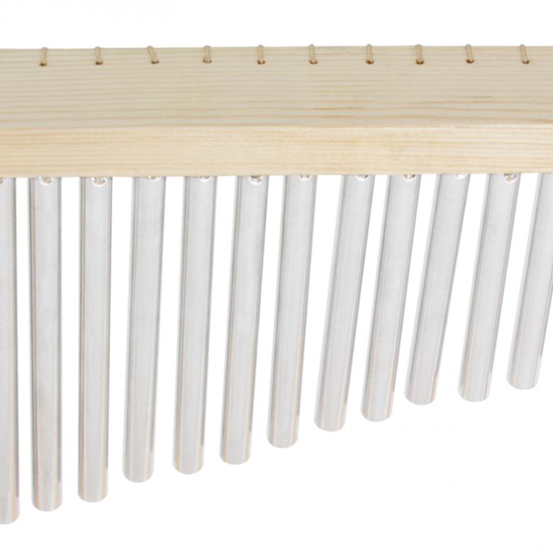 Carillons éoliens argentés, 20 tons, cadre en bois... – Grandado