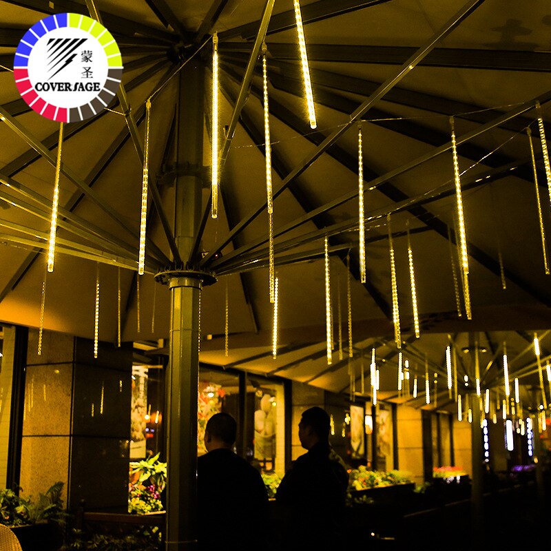 Coversage Regen Buizen Fairy Kerst Licht Led Strin... – Grandado