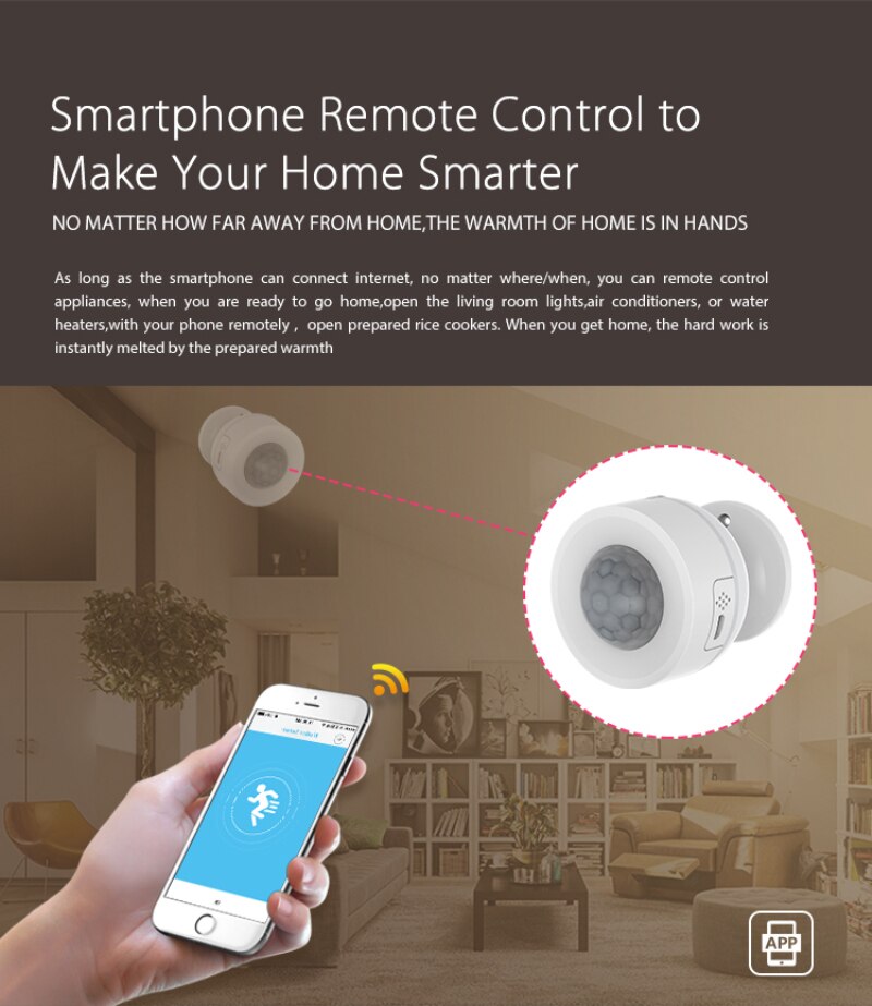 NEO Smart Pir Motion Sensor With Temperature And H... – Grandado