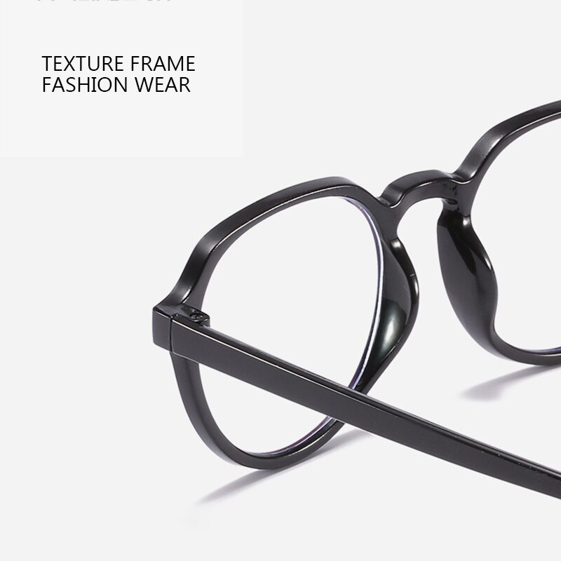 Simple Glasses Frame Trendy Irregular Small round ... – Grandado