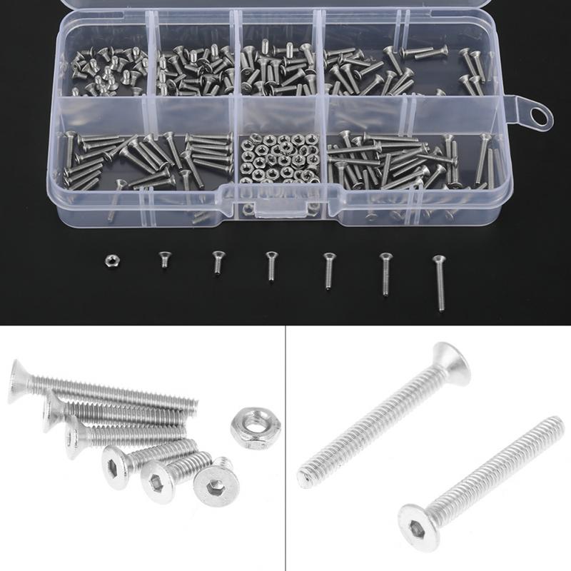 230Pcs M2 Moeren En Bouten Set Schroefdraad Insert... – Vicedeal