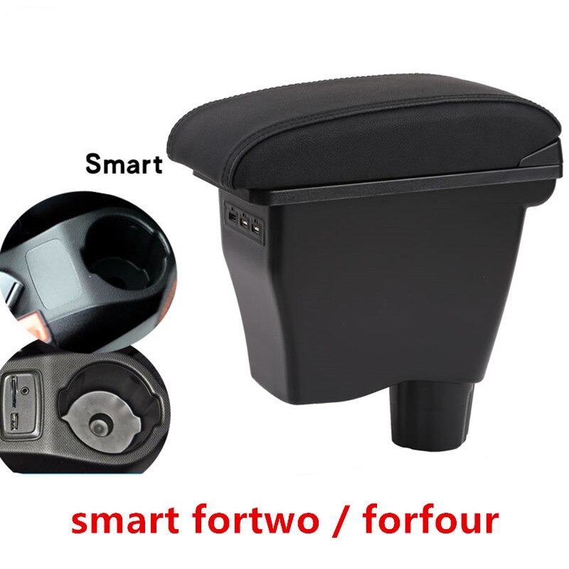 For smart fortwo armrest box universal car center ... – Grandado