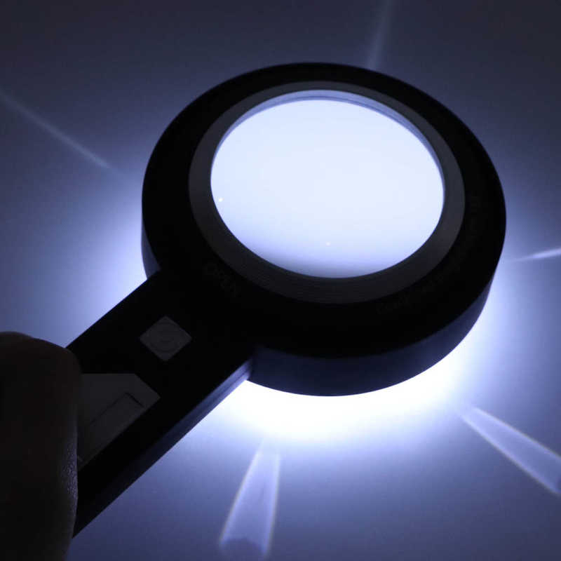 Illuminated Lighted Magnifier Magnifying Glass Whi... – Grandado