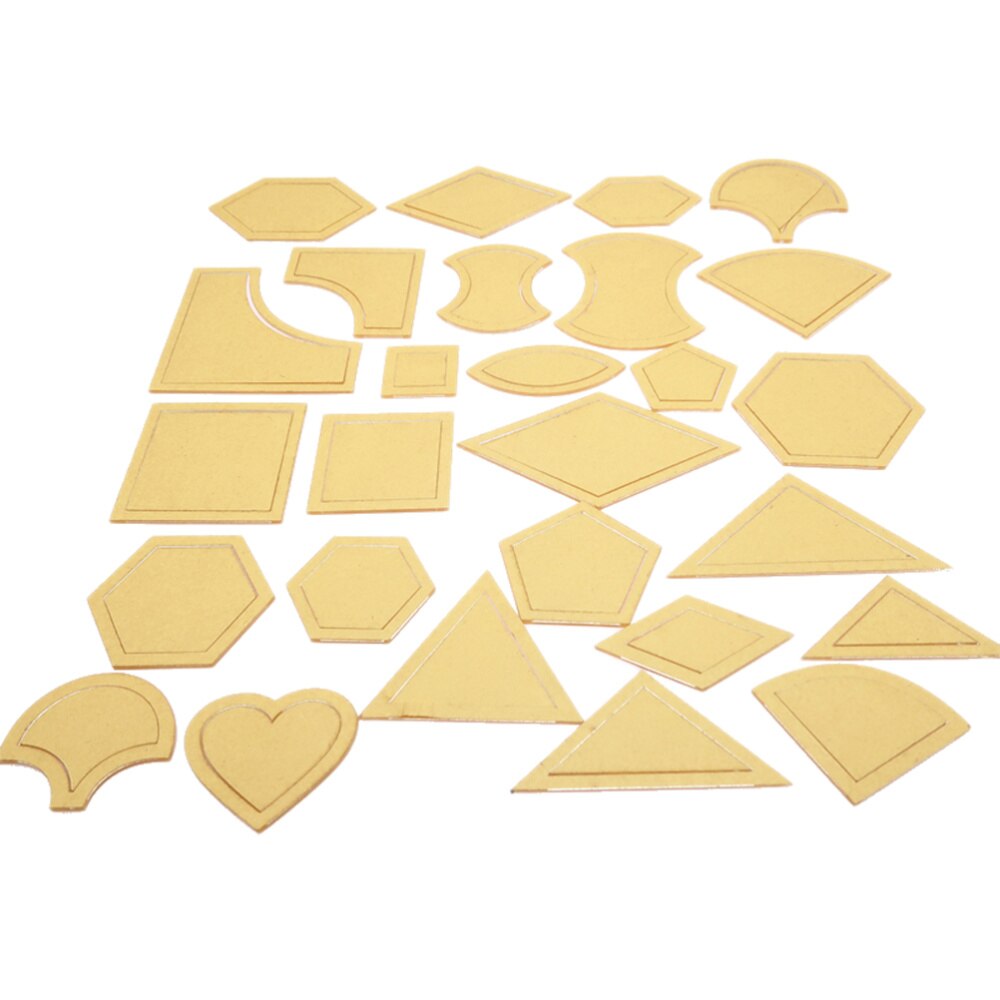 27pcs Quilting Templates Transparent Die Plate Sew... – Grandado