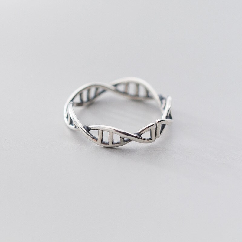 MloveAcc 925 Sterling Silver DNA Chemistry Molecul... – Grandado