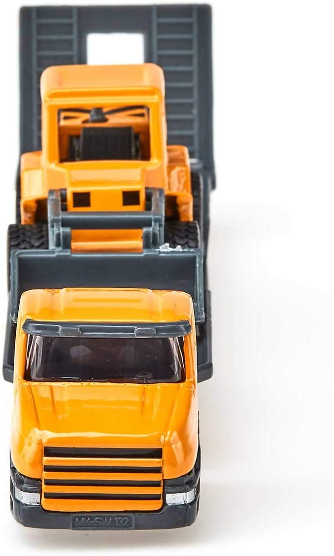 Tieflader mit Frontlader, Metall/Kunststoff, Orang... – Grandado