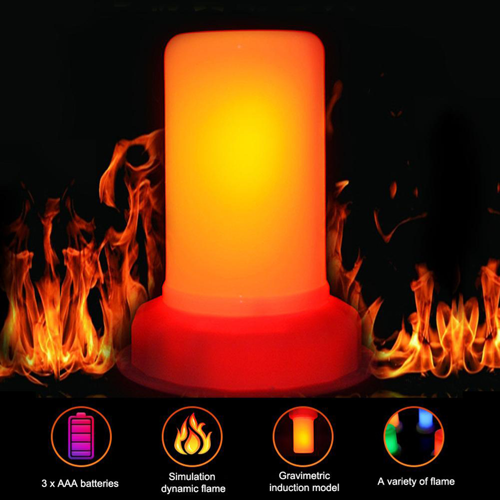 LED Nightlights DC 5V LED Flame Effect Lamp Flame ... – Vicedeal