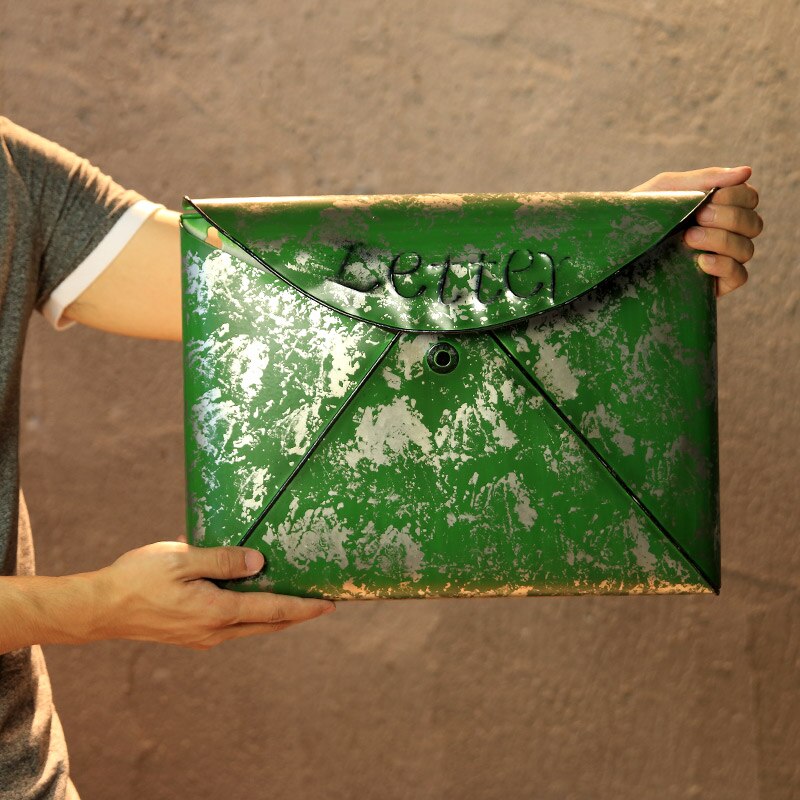 36*26.5*4cm Retro Style wall mounted post box vint... – Vicedeal