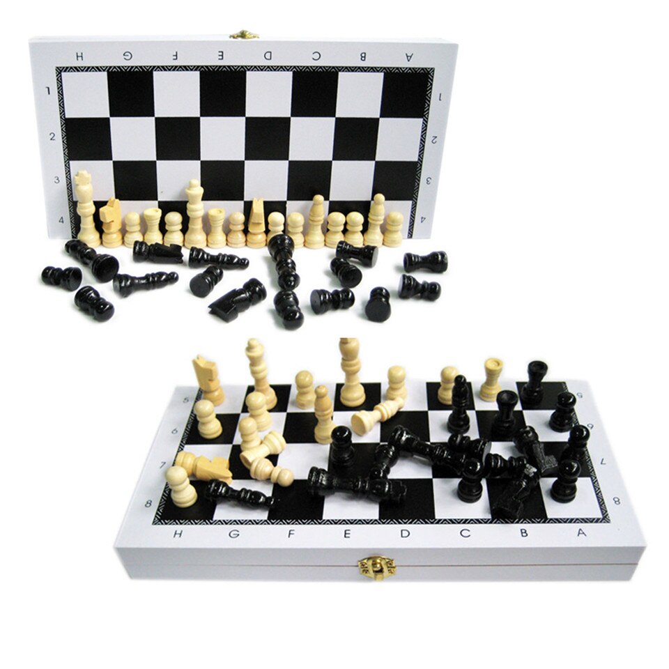 Wood Chess Set Chessman Game of International Ches... – Grandado