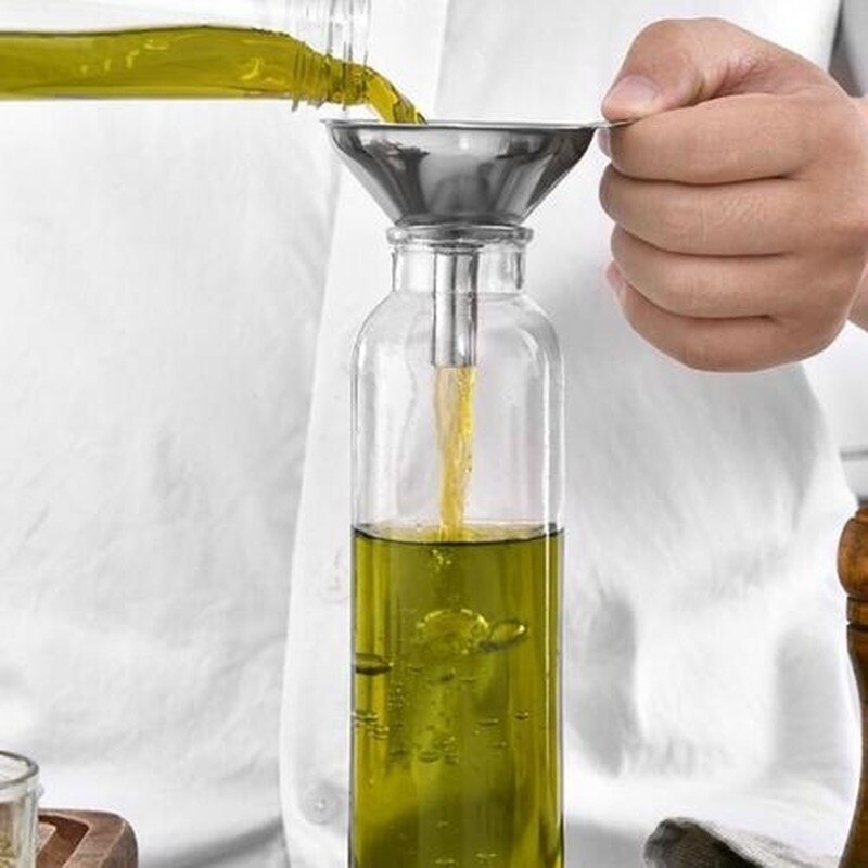 Kitchen Oil Liquid Funnel Stainless Steel Funnel M... – Grandado