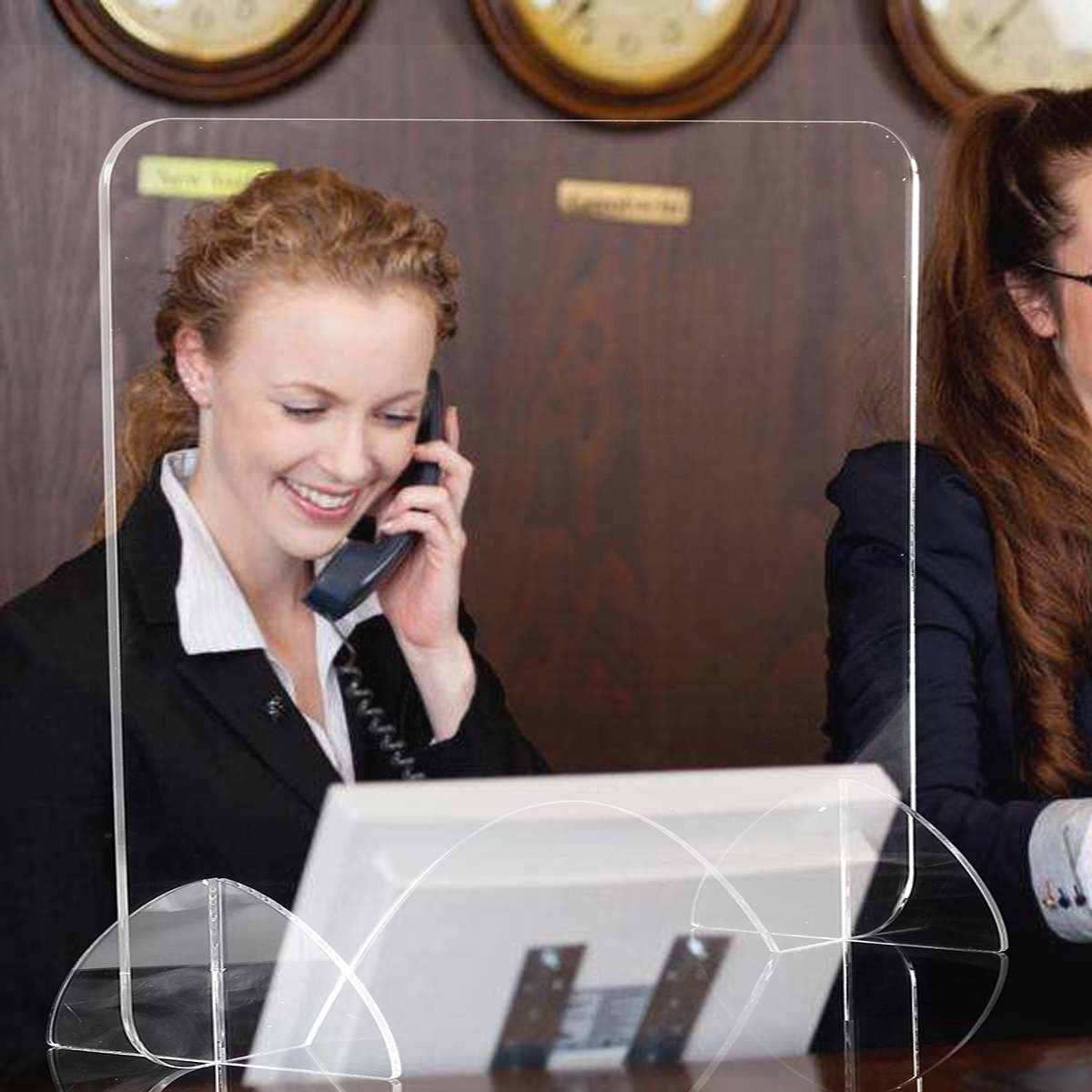 Acrylic Sneeze Guard Shield Clear Perfection Trans... – Vicedeal