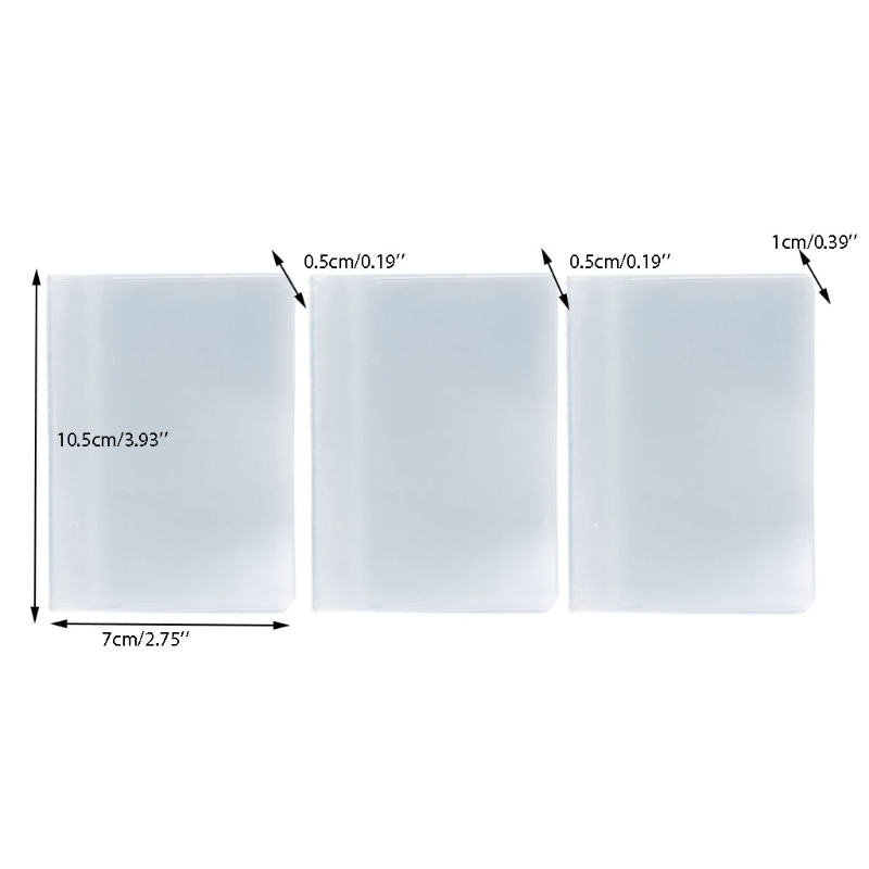 Plastic PVC Clear Pouch Name ID Credit Card Holder... – Grandado
