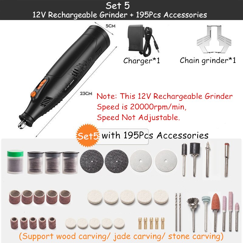 4.2V 12V Mini Rechargeable Grinding Machine Speed ... – Vicedeal