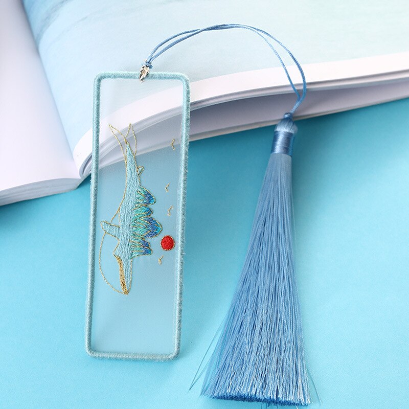 Chinese Phoenix DIY Bookmark Embroidery Kit Needle... – Grandado