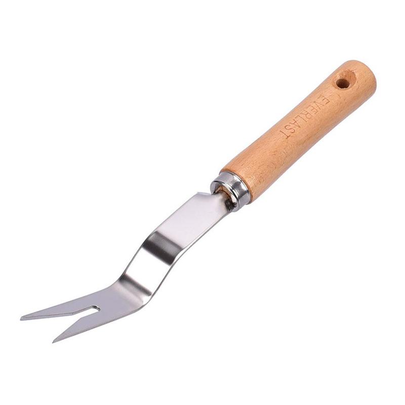 Multifunction Weeder Transplant Wood Handle Steel ... – Grandado