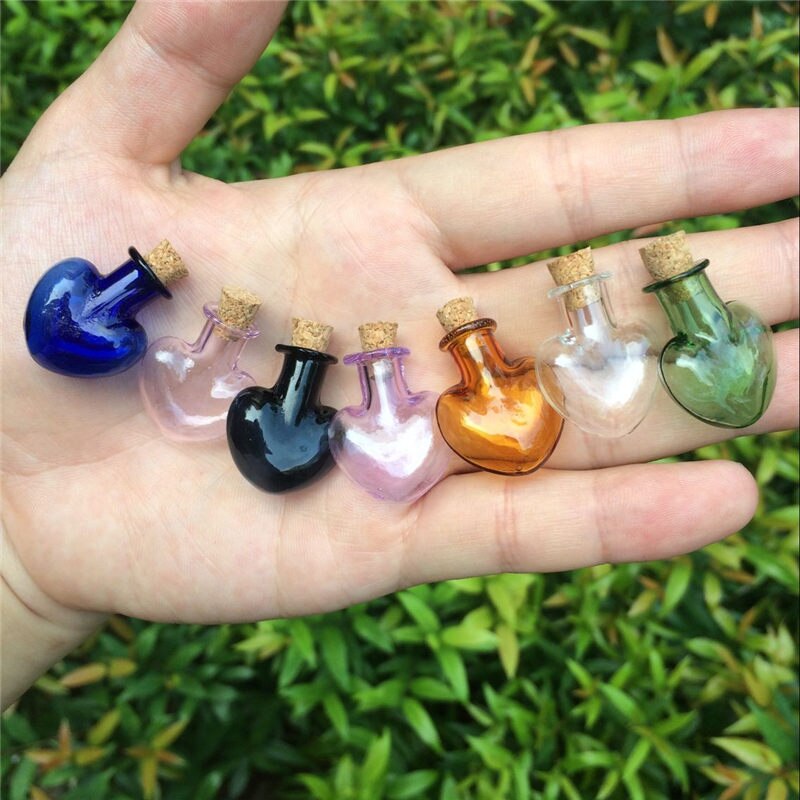 Mini Glas Sand Flaschen Liebe Herz Form Nette Flas... – Vicedeal