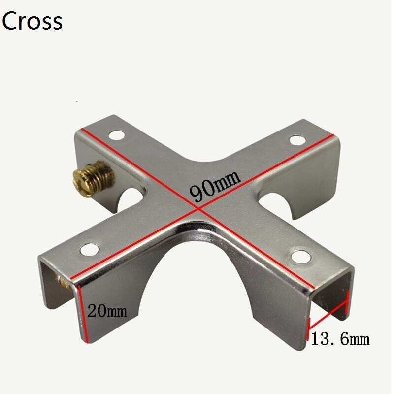 4 stks/partij 6-12mm Glas Klem Beugel Cut Gratis V... – Grandado