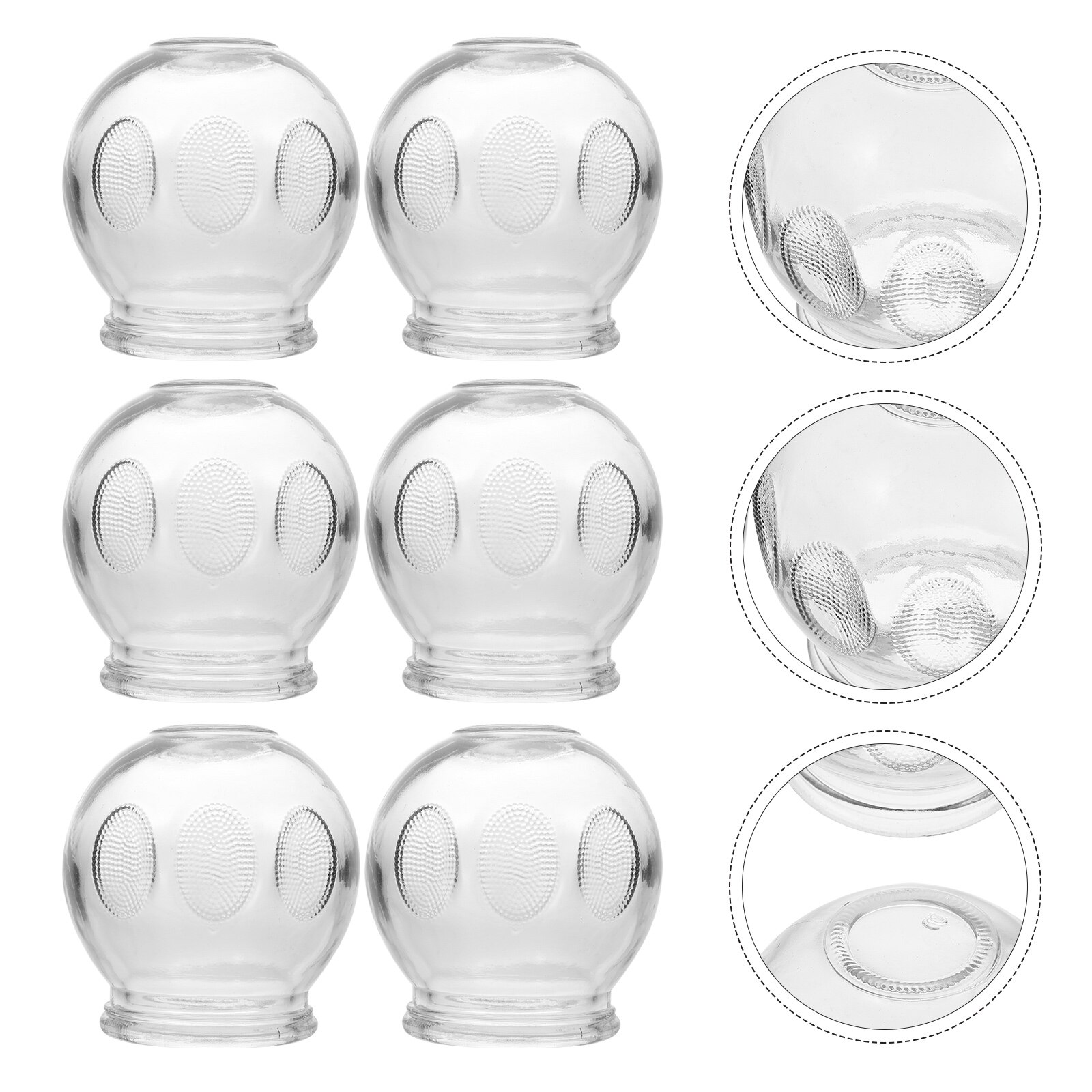 6Pcs Schoonheidssalon Cupping Jar Glas Cupping Cup... – Vicedeal