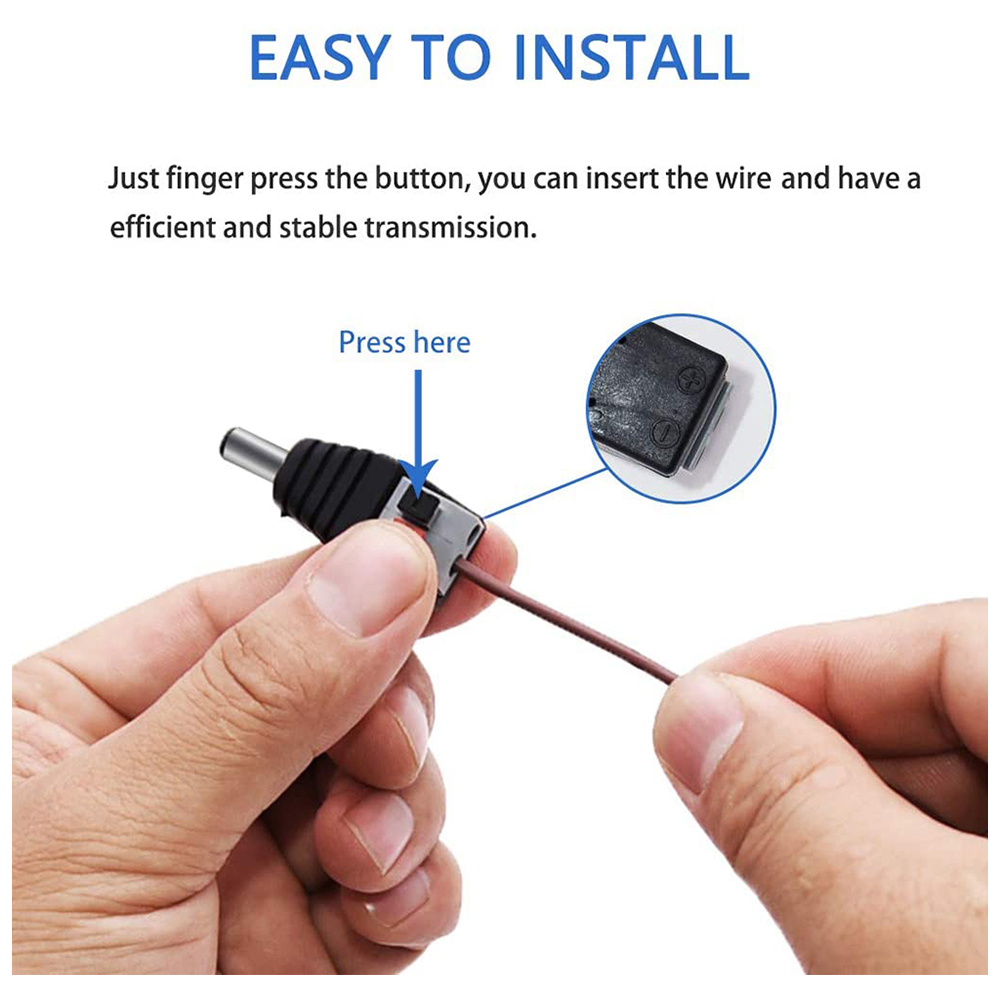 BNC Portfolio DC Male + Female Connector Plug secu... – Vicedeal