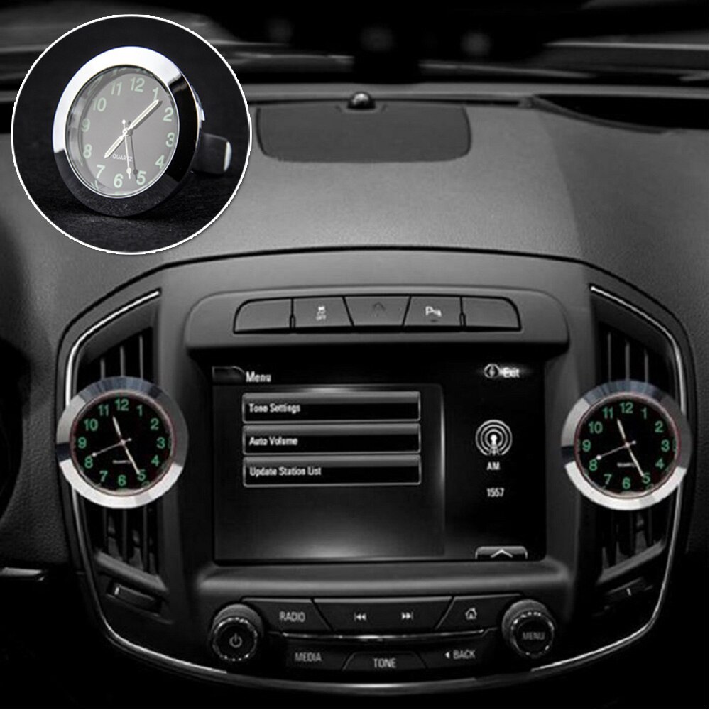 Analog Car Clock Decor Anti-vibration Metal+ABS Si... – Grandado
