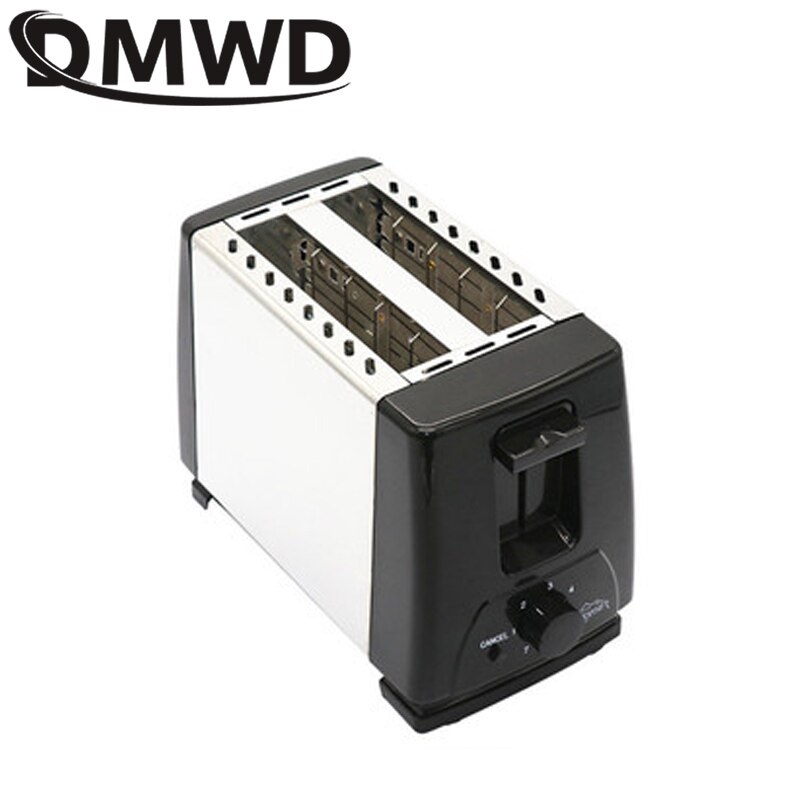 DMWD 2 Slices Stainless Steel Toaster Automatic Fa... – Vicedeal