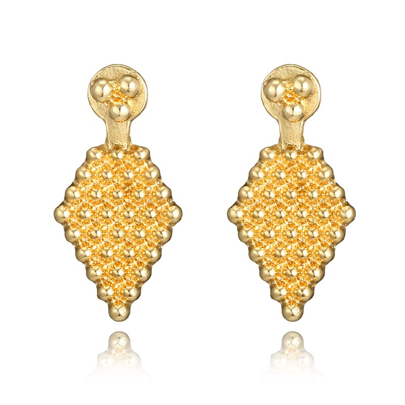 Tocona 2 st Bohemen Gold Tiny Honingraat Vorm Oorb... – Vicedeal