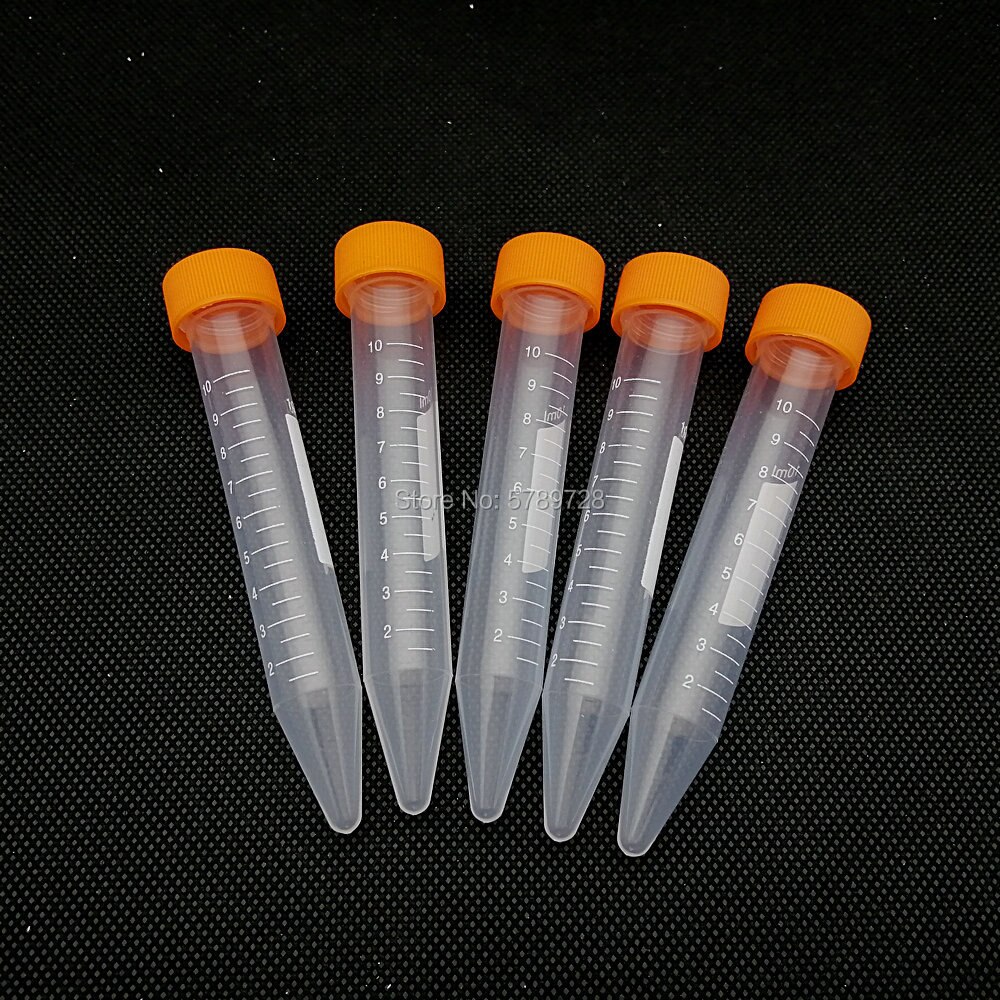 100pcs 10ml Plastic Transparent Centrifuge Tube wi... – Grandado