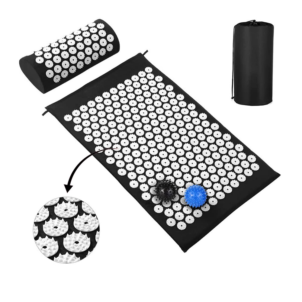 Newest Yoga Mat Acupressure Set Acupressure Mat Wi... – Vicedeal