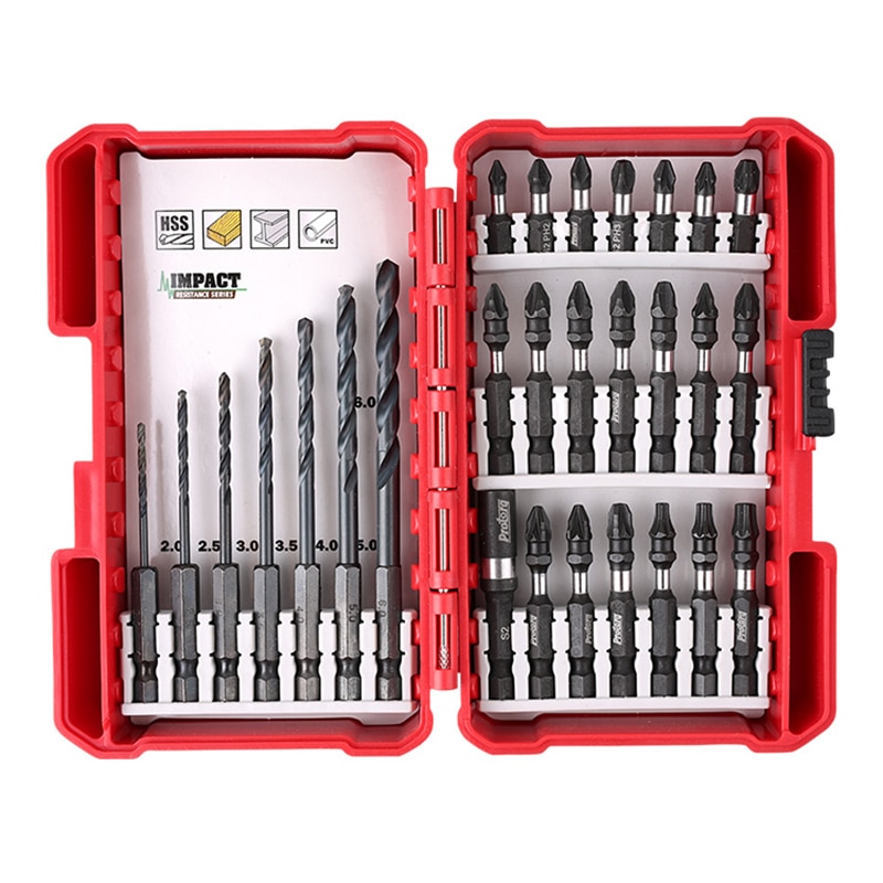 Anti-shock batch head set electric drill bit set m... – Grandado