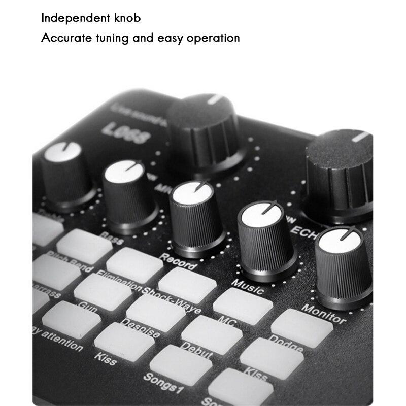 Sound Card Built-in Multiple Sound Effects USB Com... – Grandado