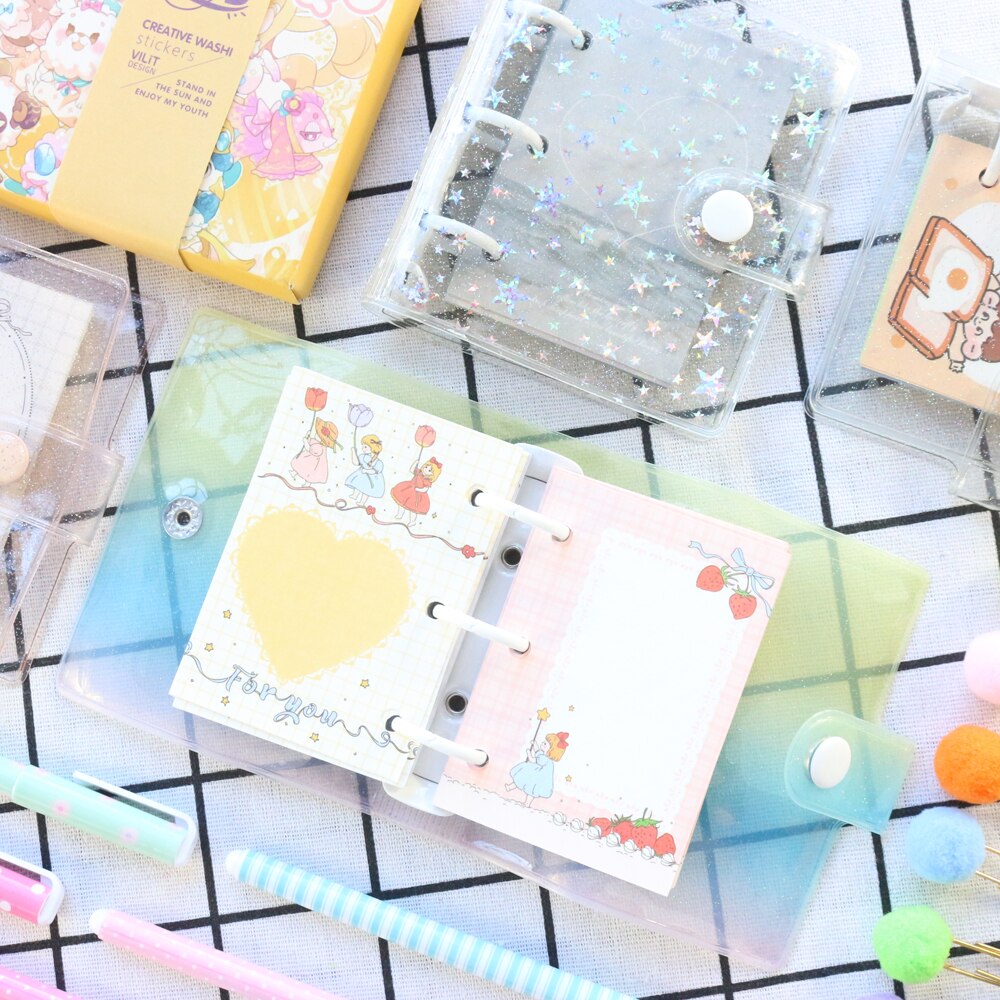 Domikee Leuke Koreaanse Mini 3 Rings Binder Spiraa... – Grandado