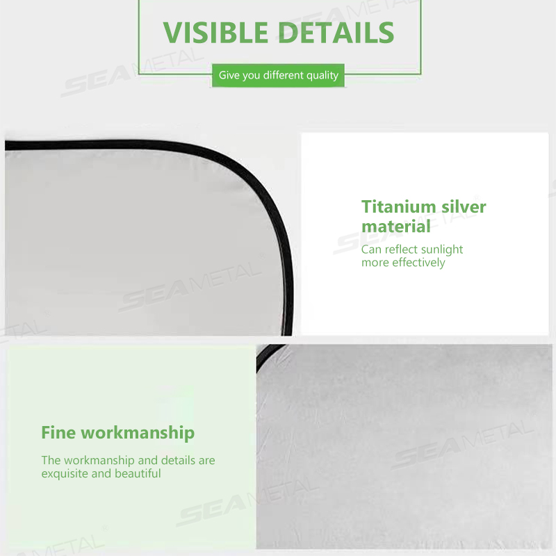 SEAMETAL Car Sun Shade Cover Front Side Window Cov... – Grandado
