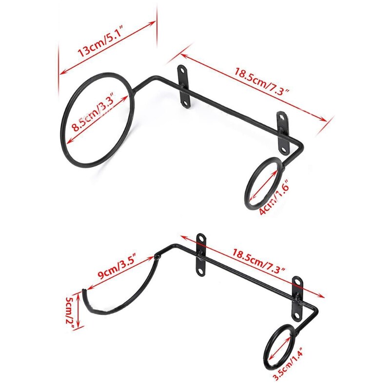 Wine Bottle Rack Wall Mount Wine Display Shelf Bra... – Vicedeal