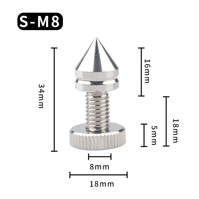 4PCS M6 M8 HIFI Audio Speaker Amplifier Spikes Pur... – Grandado