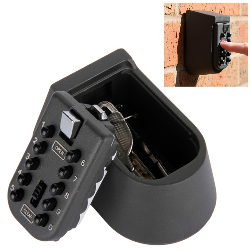 Padlock Door Lock Wall Mount Key Storage Box Organ... – Grandado