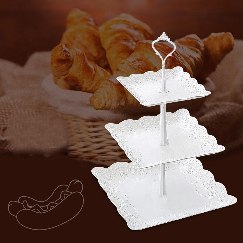 Europe Tray Plastic Serving Platter Cake Stand Tra... – Grandado