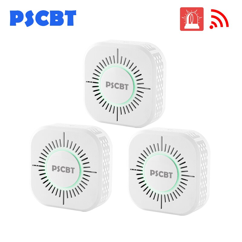 PSCBT 433MHz Independent Smoke Detector Wireless F... – Grandado