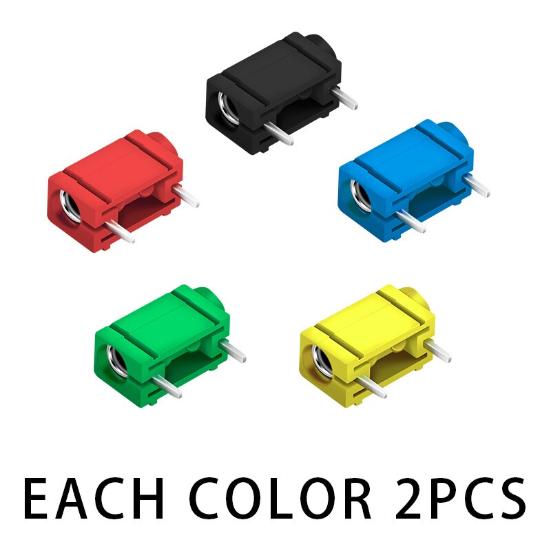 10pcs/lot 4mm Socket Banana Plug Two Pins PCB Inst... – Grandado