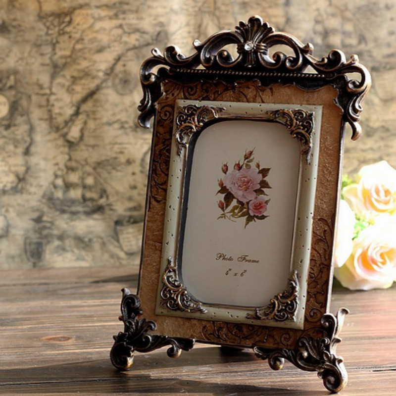 Retro Resin Photo Frames Vintage 6 Inch Photo Fram... – Grandado